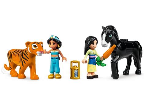 LEGO Disney Princess 43208 Пригоди Жасмін та Мулан | playzone.com.ua