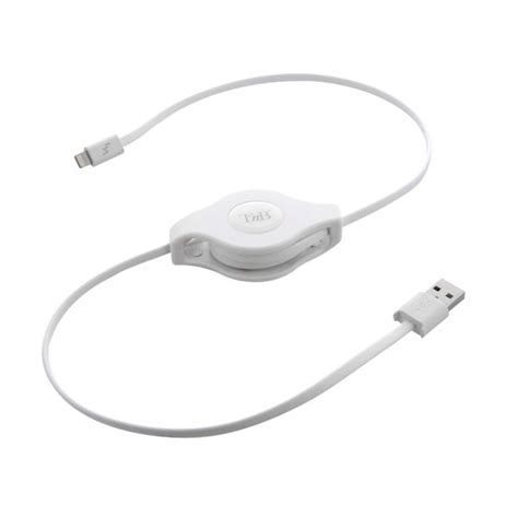 Cabo Retrátil Usb Lightning Tnb Branco Norautopt