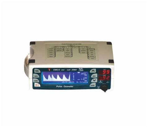 Emco Oxi Sat 2060 Plethysmograph Waveform Tabletop Pulse Oximeter