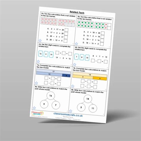 Year 1 Related Facts Varied Fluency Resource Classroom Secrets