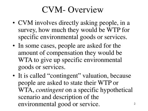 Ppt Contingent Valuation Method Cvm Powerpoint Presentation Free Download Id 658460