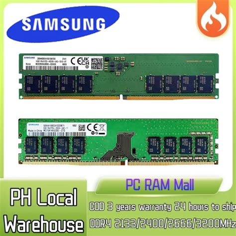 【local 24h Ship】samsung Ddr4 Ram 8gb 2133 2400 2666 3200mhz Desktop