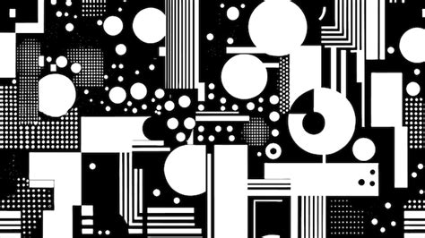 Free Vector Monochrome Pattern