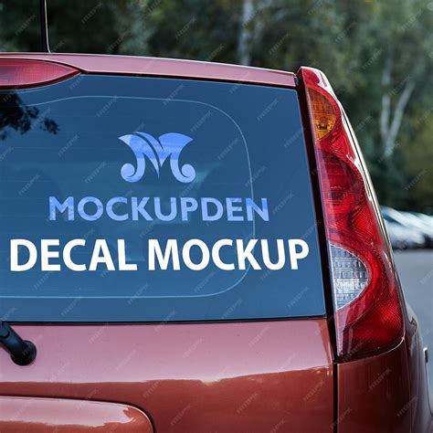 Premium Psd Car Windows Mockup
