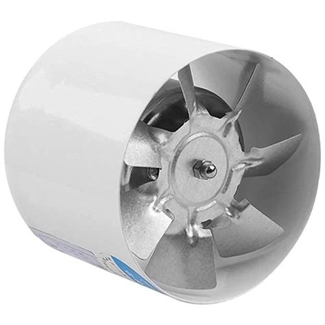 【qan】 4 Inch Inline Duct Fan Air Ventilator Metal Pipe Ventilation