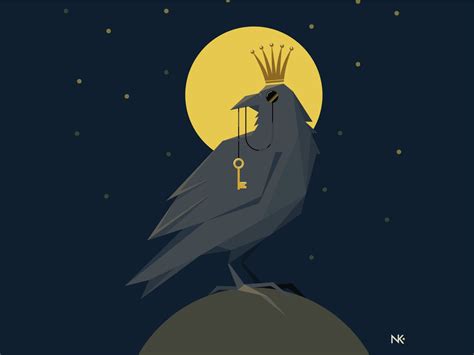 Crow By Natalja Podavylova On Dribbble