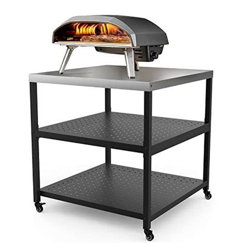 Onlyfire Kc400 Pizza Oven Stand Modular Table Large Movable Dining Cart