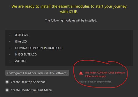 Icue Stopped Working Due To Missing Cuecore Dll Unable To Reinstall Icue Folder Locked