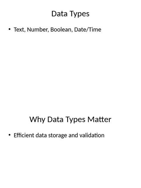 Ict Data Types Notes Pdf