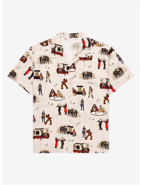 Star Wars Mos Eisley Cantina Allover Print Woven Button Up Boxlunch