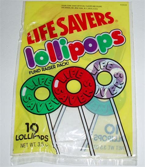 Lifesavers Lollipops Bag Life Savers Retro Candy Lollipop