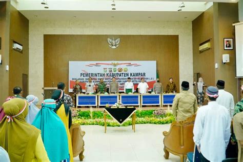 Pj Bupati Kampar Saksikan Orang Lepas Baiat Simpatisan JI Dan Deklarasi Sumpah Setia NKRI