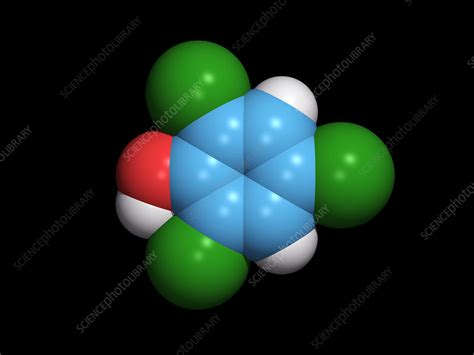 Molecule Of A Component Of TCP Antiseptic Stock Image A Science Photo Library