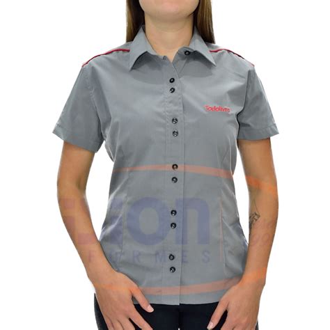 Camisa Social Feminina Para Uniforme F 70 Vision Uniformes Personalizados