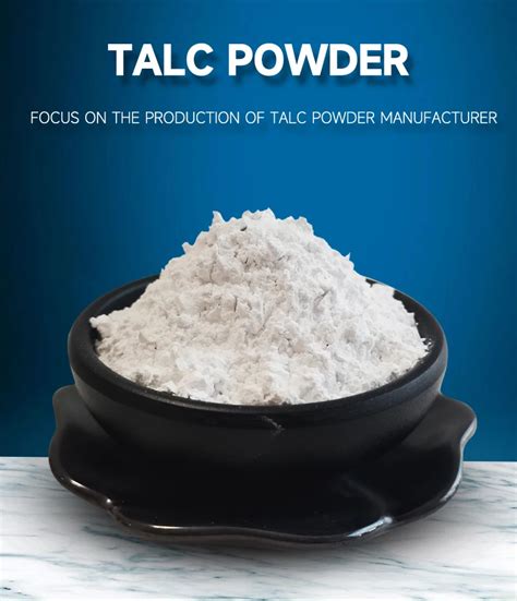 Pure White Talcum Powder High Quality 325 1250 Mesh