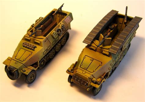 Flames Of War Army Sdkfz 251 D Bf And Psc Detailed Comparison