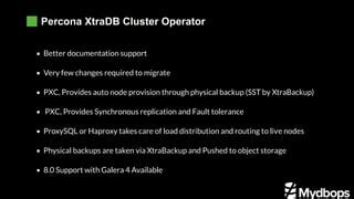 Kubernetes Operator For MySQL PPT