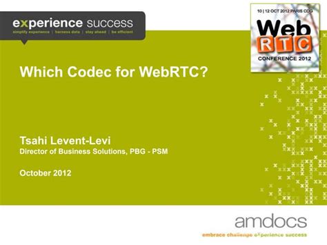 Which Codec For Webrtc Pptx Digital Audio Computer Software And Applications