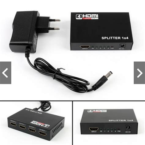 Jual Hdmi Splitter 4 Port Splitter Hdmi 4 Port Shopee Indonesia