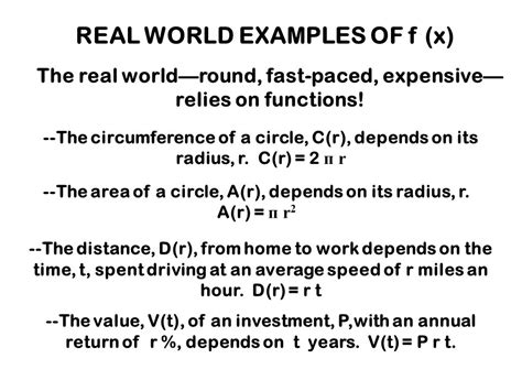 Radius Real Life Examples