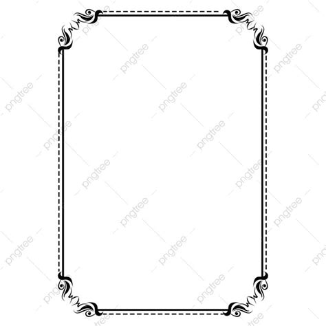 A4 Border Floral Cover New Border Floral Border A4 Border Png
