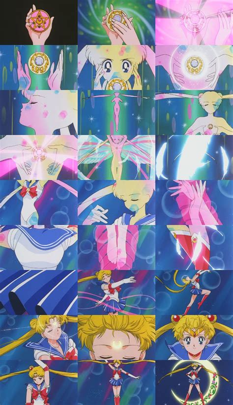 Sailor Moon Transformation Sequence