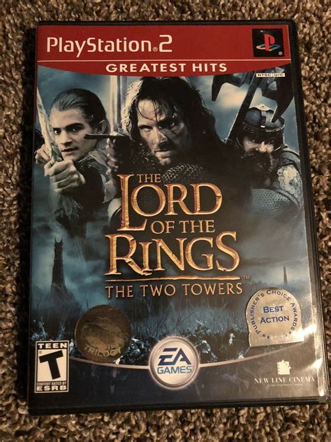 The Lord Of The Rings The Two Towers Sony Playstation 2 Ps2 Lotr
