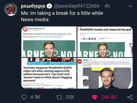 Pewdiepie Explains Why He Hates Twitter Before Deleting His Account
