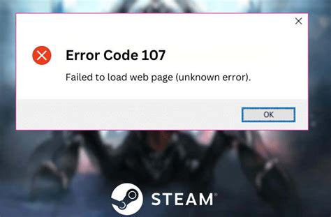 top 7 ways to fix steam error code 107