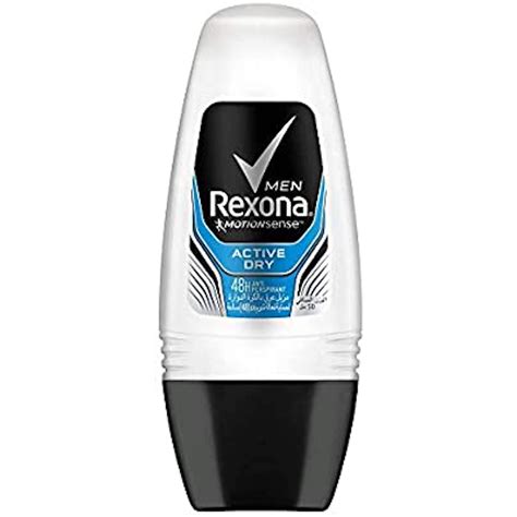 Buy Online Rexona Active Dry Anti Perspirant Roll On Deodorant For Men
