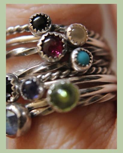 Create Your Own Sterling Silver Ring Stack Arts And Crafts Show Special