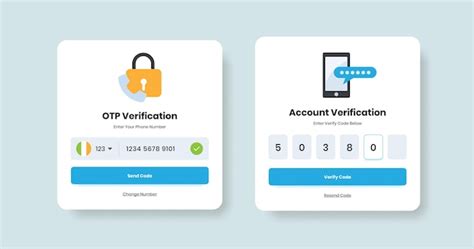 Premium Vector Professional Authentication And Otp Security