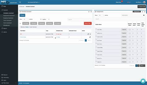 Scheduling Application Tasks In Turf Assistant