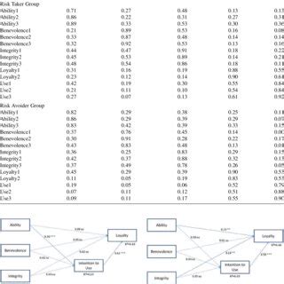 Factor Structure Matrix Of Loadings And Cross Loadings Download Table