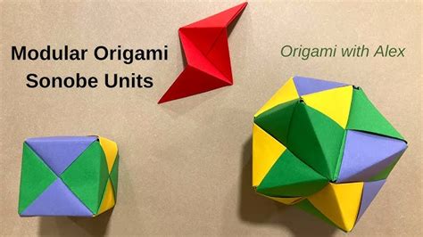 Origami Cube Sonobe Instructions