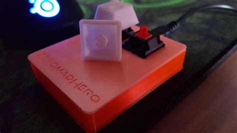 diy 3d printed osu keypad based on a teensy 2 0 and cherrymx red