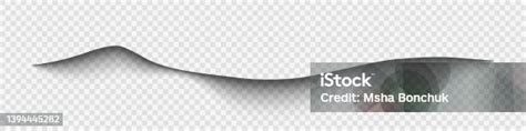 사실적인 그림자 종이 투명한 그림자 그림자 오버레이 효과 구분선입니다 벡터 일러스트 레이 션 3차원 형태에 대한 스톡 벡터 아트 및 기타 이미지 Istock