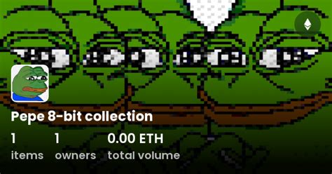 Pepe 8 Bit Collection Collection OpenSea