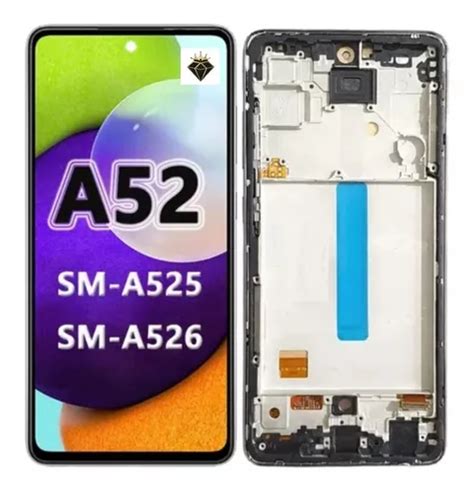 Display Tela Touch Frontal Para Galaxy A52 A525m Aro Oled
