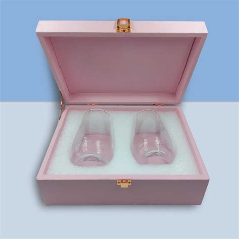 Classy Customized Stemless Wine Glass Set Of 2 Nutcase