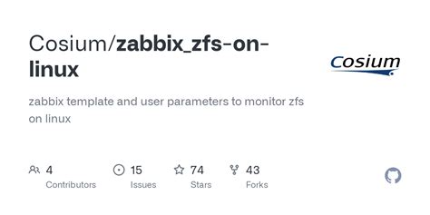 issues · cosium zabbix zfs on linux · github