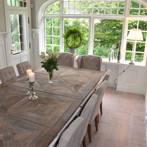 30 Ideas Of Large Rustic Look Dining Tables