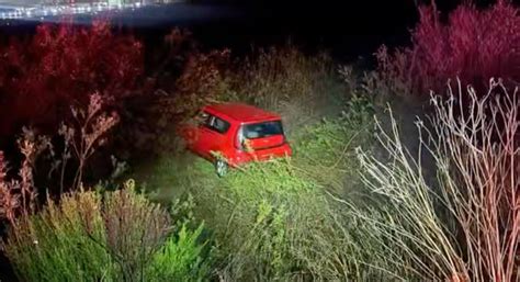 Southern California Woman Arrested After Car Plunges Down Embankment