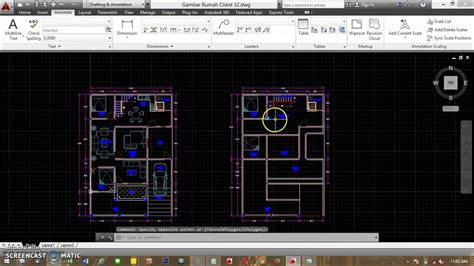 Tutorial Membuat Denah Autocad Imagesee