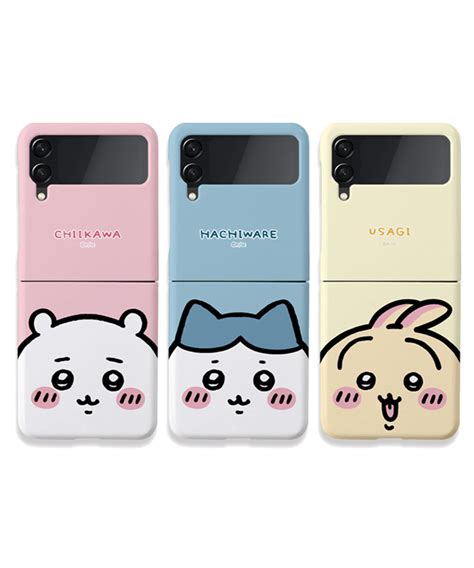 [정품][신상특가] 먼작귀 치이카와 컬러 하드 Z플립 3 4 5 케이스 에이블리