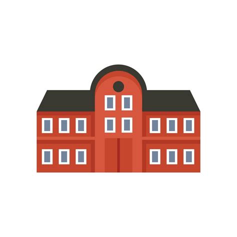 Universidad Icono Plano Aislado Vector 15061998 Vector En Vecteezy