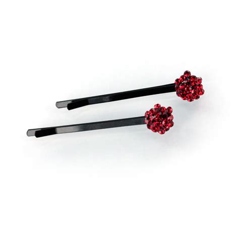 Hand Made Hair Jewelry Swarovski Crystal Cluster Mini Bobby Pins Set Of