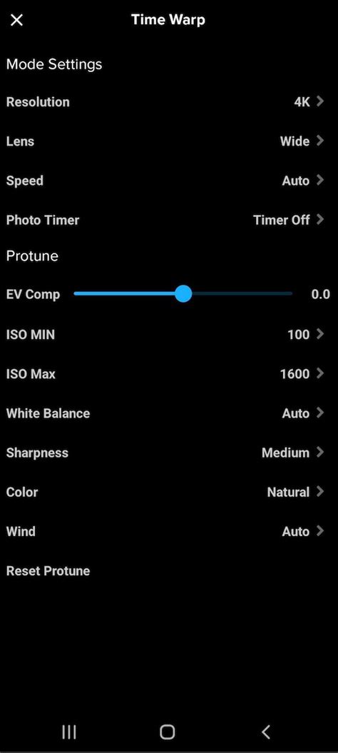 Hero11 Black Mini Time Lapse Settings And Resolutions