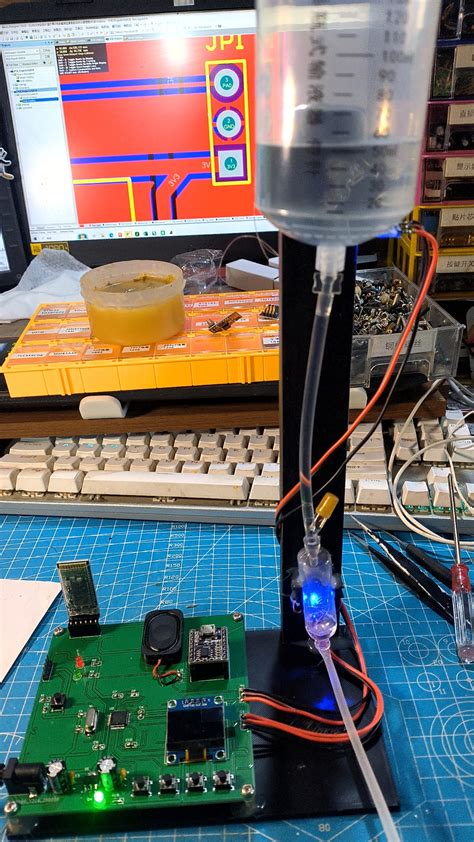 【毕设 基于stm32单片机的医用智能输液点滴预警系统设计】①完善的ui界面水滴计数、输液速度实时显示 ②水滴传感器的信号采集与计算 Csdn博客