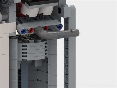 Lego Moc 4 Stroke 1 Cylinder Engine Dohc By Creativechad Rebrickable Build With Lego